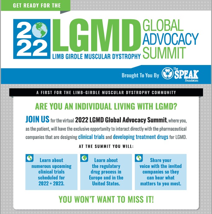 LGMD Global Advocacy Summit - LGMD Awareness Foundation