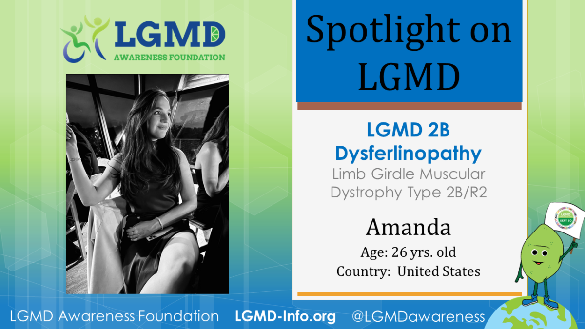 INDIVIDUAL WITH LGMD: Amanda - LGMD Awareness Foundation