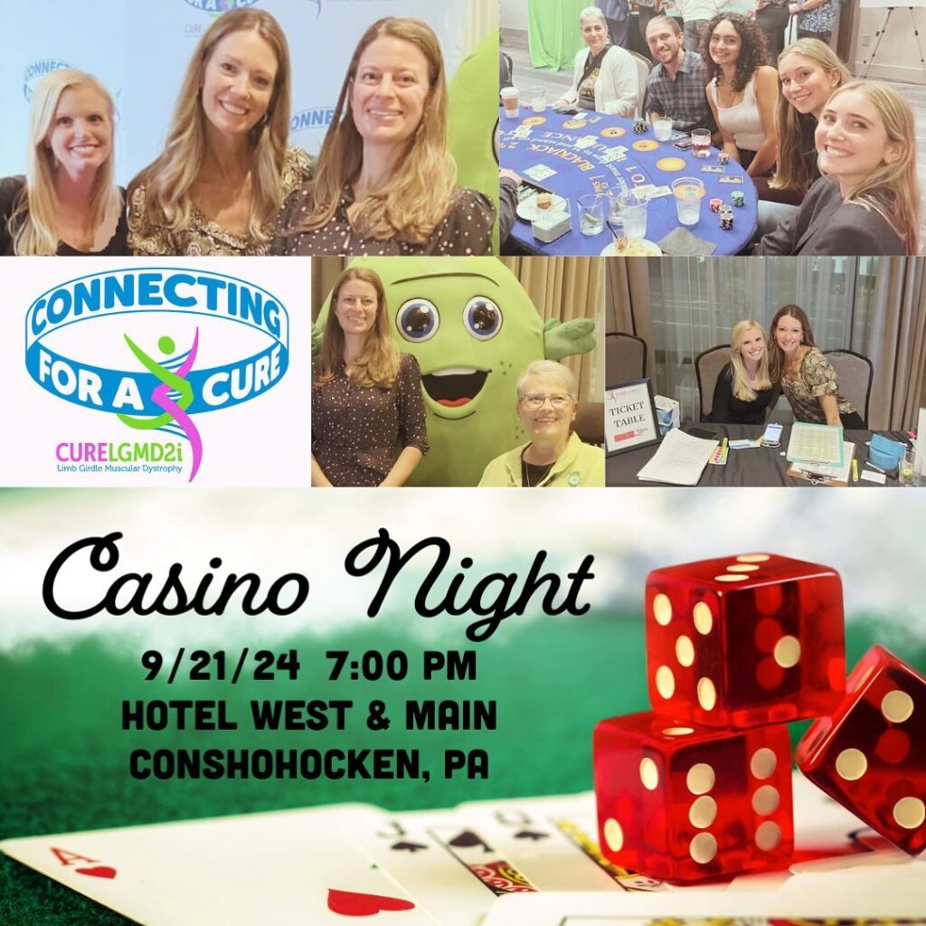 Connecting For A Cure Casino Night 2024 - LGMD Awareness Foundation